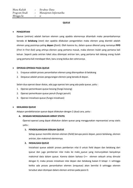 Struktur Data Pertemuan 11 Pdf