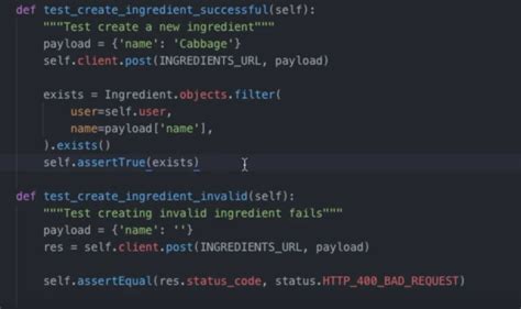 Drf Creating Ingredients Build A Backend Rest Api 34