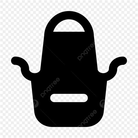 앞치마 글리프 아이콘 벡터 스커트 요리사 바리스타 Png 일러스트 및 벡터 에 대한 무료 다운로드 Pngtree