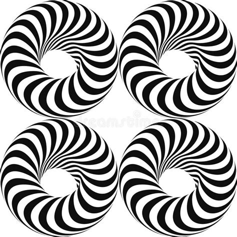 Abstract Design Element Optical Art Vector Illustration Stock Vector Illustration Of Modern