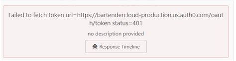401 Unauthorized Error Message When Using Password Based Authentication