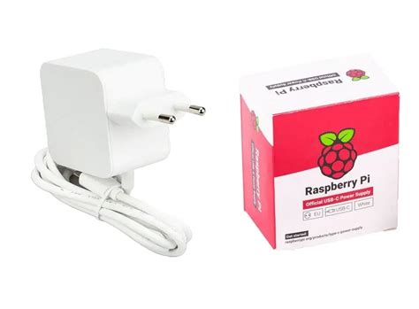 Raspberry Pi 5 Usb C Power Supply 27w White Eu Opencircuit