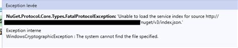 Fatalprotocolexception In Packagesearchresource When Deployed To Azure · Issue 10344 · Nuget