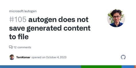 autogen does not save generated content to file · issue 105