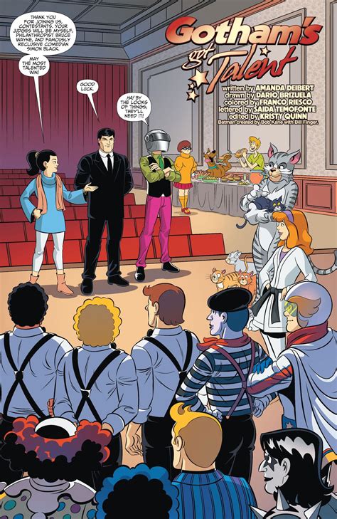Batman And Scooby Doo Mysteries Preview Gotham S Got Talent