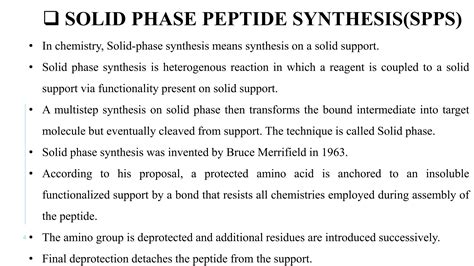 Solid And Solution Phase Peptide Synthesis Pptpptx