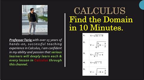Find The Domain Of Square Root Function Solving Question How To Find Domain Of Square Root