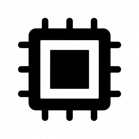 Chip Chipset Cpu Equipment Hardware Microchip Processor Icon