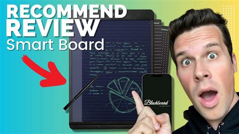 Boogie Board Blackboard Smart Scan Reusable Notebook Review YouTube
