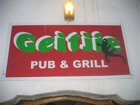 Speisekarte Von Geitjie Bar Burgersdorp