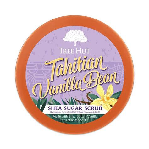 TREE HUT TAHITIAN VANILLA BEAN SHEA SUGAR SCRUB Tree Hut Thailand