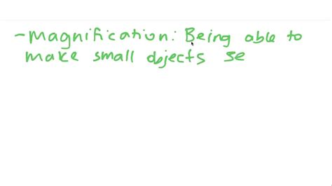 Solved What Is The Difference Between Magnification And Resolution Can Either Increase Without