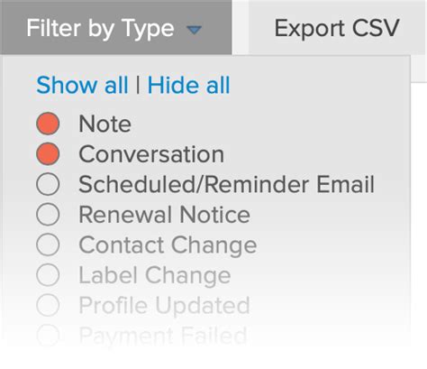 Export From Timeline MembershipWorks