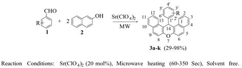 Scheme 1 Synthesis Of Aryl 14h Dibenzo[a J]xanthenes Download Scientific Diagram