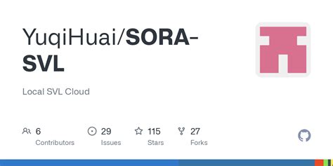 github yuqihuai sora svl local svl cloud