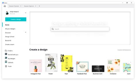 Canva for Windows Desktop App Download for Free Canva Applications Télécharger gratuit