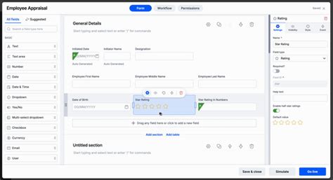 How To Fetch Values From A Rating Field In A Number Field In Kissflow Forms Tips And Tricks