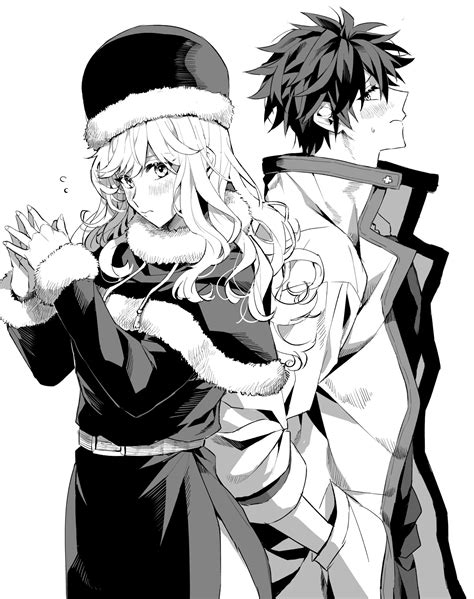 Gray Fullbuster And Juvia Lockser Fairy Tail Drawn By Funa2001 Danbooru