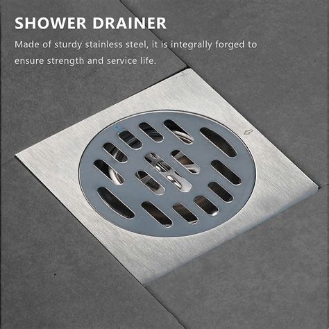 Thick Stainless Steel Anti Odor Square Floor Drain Waste Drain Cover