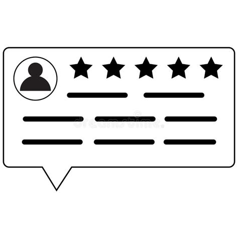 User Review Online Icon Customer Feedback Sign Customer Feedback