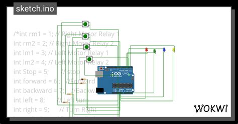 Wheel Chair Wokwi Esp32 Stm32 Arduino Simulator