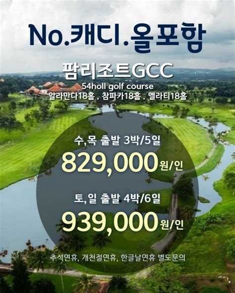 말레이시아 조호바루 팜리조트cc 4박6일 골프투어 패키지 특가 네이버 블로그