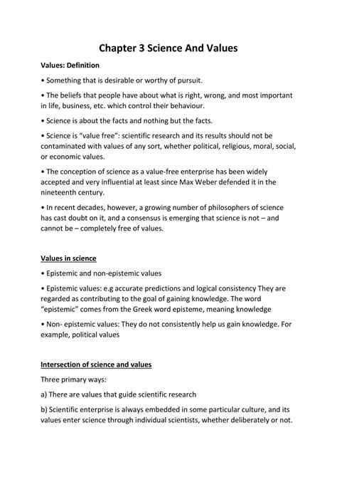 Lecture Notes Science Technology And Society Six1015 Science