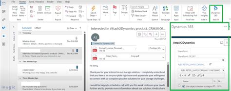 Move Email Attachments From Outlook To Cloud Storage Using Dynamics 365 Microsoft Dynamics 365