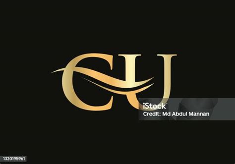 비즈니스 및 회사 정체성을 위한 현대적인 Cu 로고 디자인 럭셔리 컨셉의 크리에이티브 Cu 레터 결정체에 대한 스톡 벡터 아트 및 기타 이미지 Istock