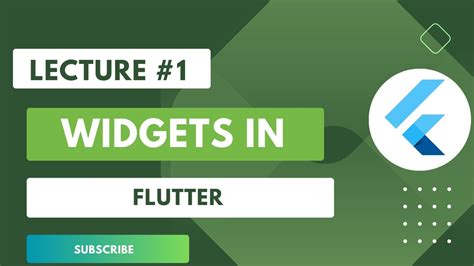 widgtes in flutter lecture 1 urdu youtube