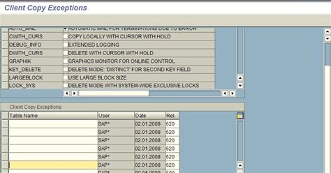 Simple About Sap Basis Sap How To Exclude A Table In Client Copy
