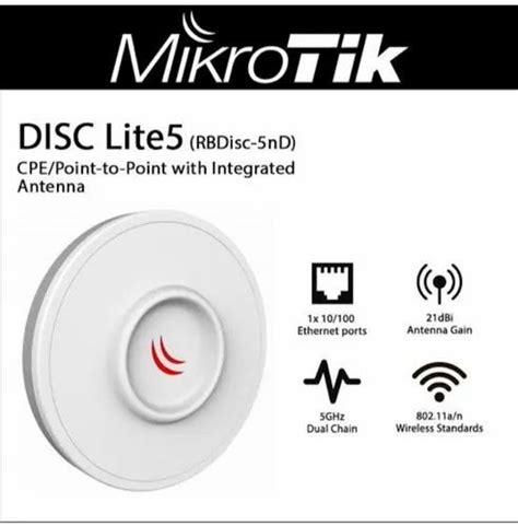 Mhz White MikroTik DISC Lite Outdoor Access Point At Piece In Faridabad