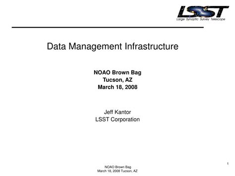 Ppt Data Management Infrastructure Insights From Noao Brown Bag