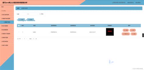 Ssm毕设项目基于java网上心理咨询系统50fxl（javavuemybatismavenmysqlsprnig）基于java的