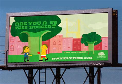 Tree Hugger Campaign Savannah Tree Foundation On Behance