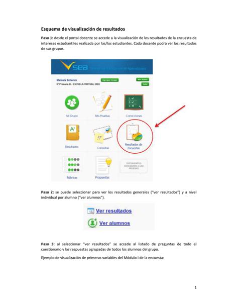 Ver Esquema de Visualización para docentes