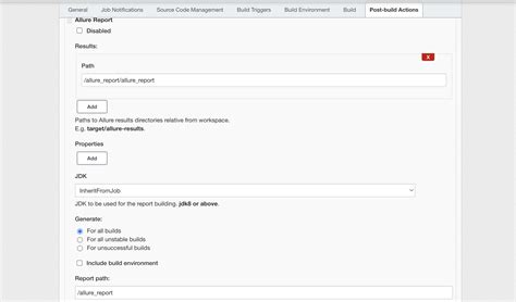 Jenkins Allure Report Is Blank For Python Behave Bdd Stack Overflow