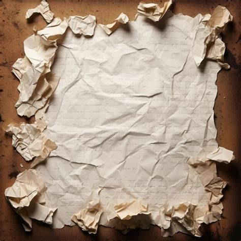 Premium Ai Image Crumpled Notebook Paper Texture