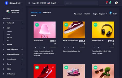 Star Admin Pro Vuejs Admin Dashboard Template