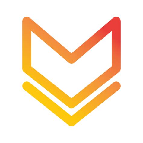 Down Generic Gradient Icon