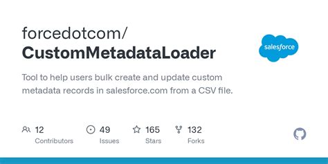 issues · forcedotcom custommetadataloader · github