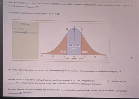 Solved 12 Comparing Anova And The T Test For An