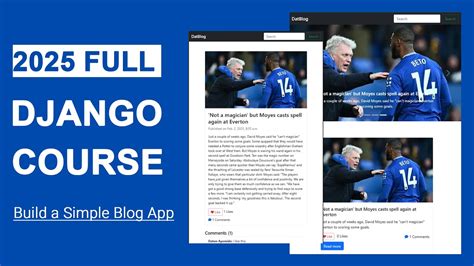 Build A Django Blog App Step By Step Django For Beginners Youtube