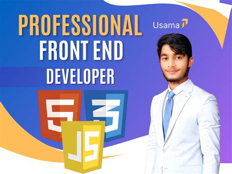 front end developer with html css bootstrap js psd or figma to html upwork