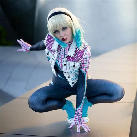 💖jessica Maid Of Might 💖 On Instagram 💞💜🕸punk Spider Gwen🕸💜💞 📷