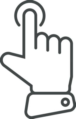 Finger Pointing Cursor Pngs For Free Download