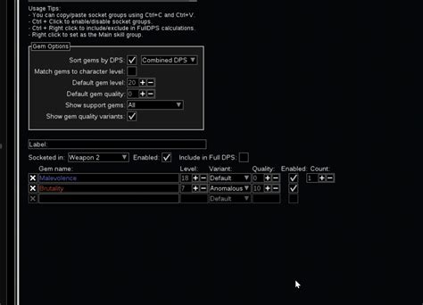 Gem Selection Not Always Reverting To Original Value When Pressing