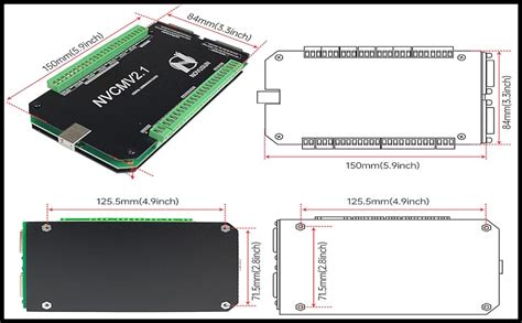 6 Axis 125khz Nvcm Usb Mach3 Stepper Motor Motion Control Card Breakout Board Usb Interface Cnc