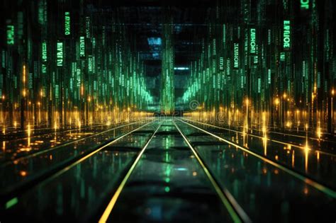 Cloud Computing Transfer Big Data On Internet Futuristic Digital Technology Stock Illustration