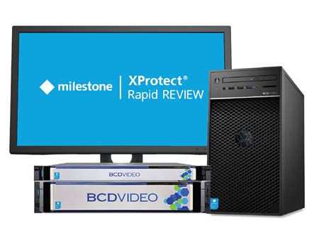 Milestone Xprotect® Rapid Review Video Analytics Appliances Bcd